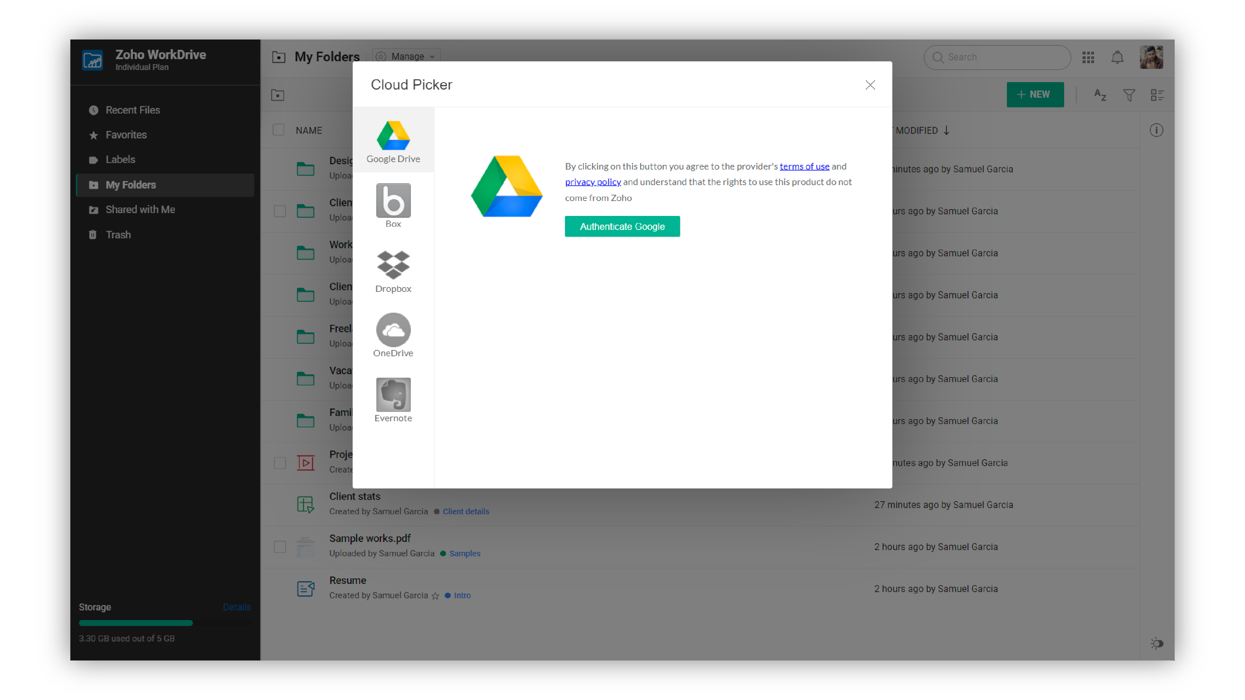 Introducing WorkDrive for individuals | Zoho WorkDrive